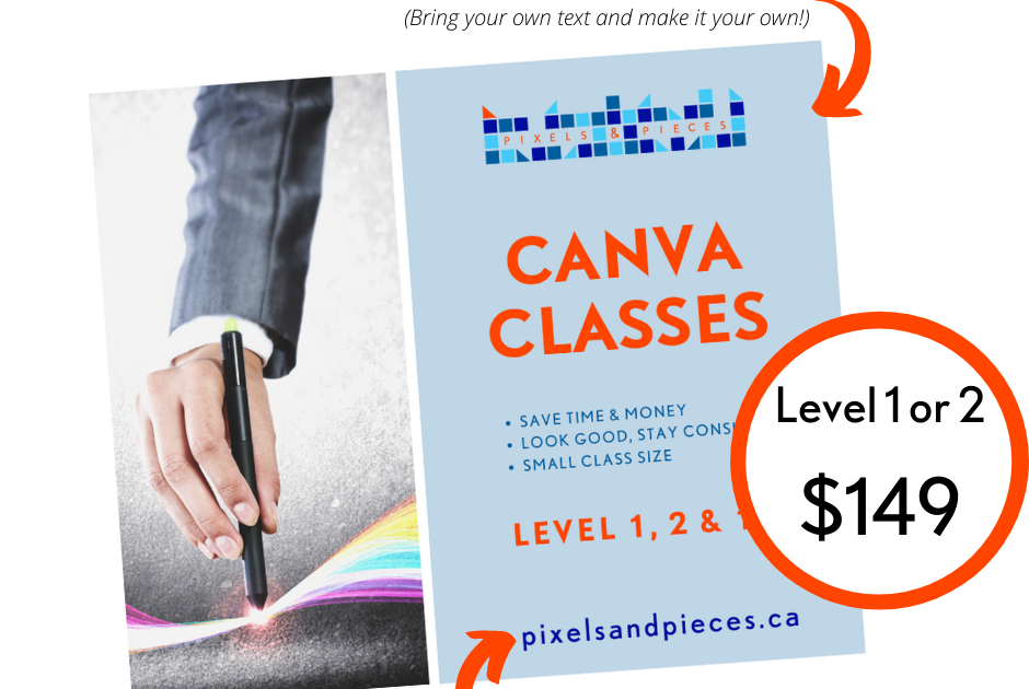 Pixels & Pieces: Canva Level 1 Class – Centre for Women in Business